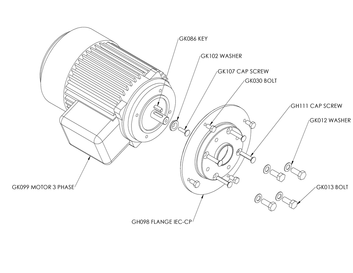 CP/IEC Motor & Adaption Parts — McConnel